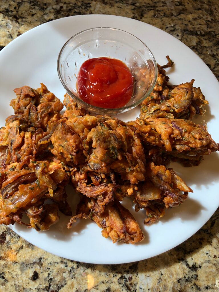 Onion Bhaji/Pakora (Gluten free) - The Curry Theory